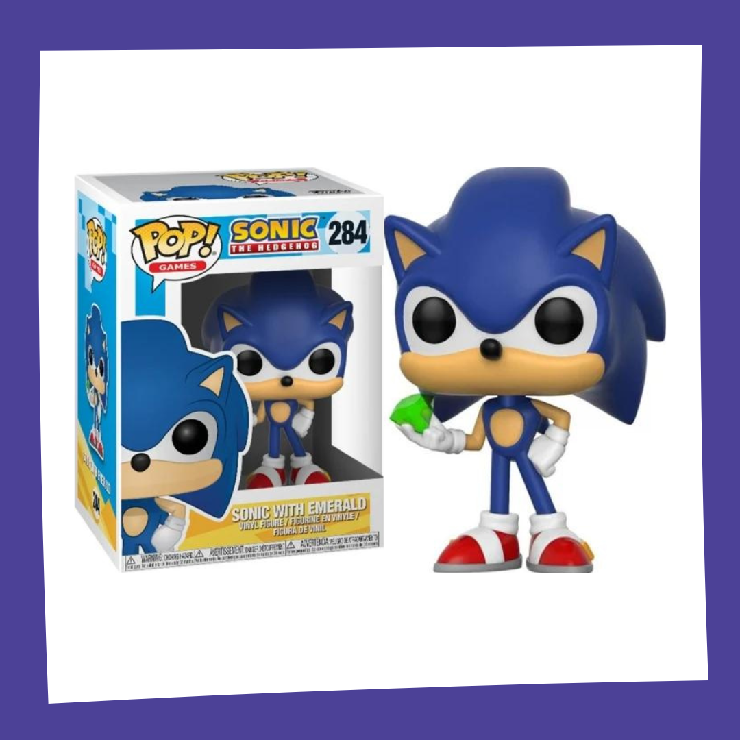 Funko POP! Sonic The Hedgehog - Sonic with Emerald 284 – Funky Merch