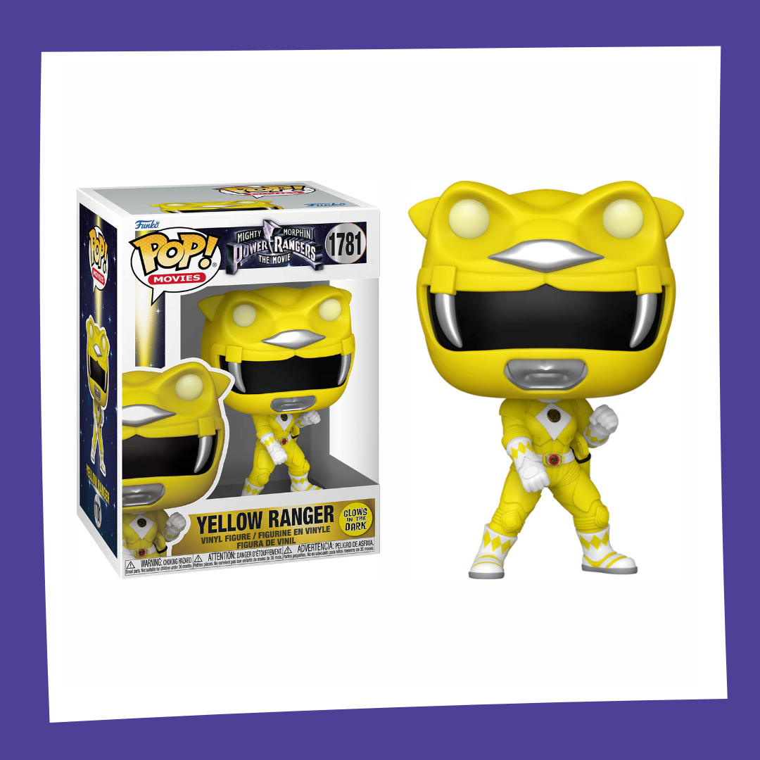 Funko POP! Power Rangers : The Movie - Yellow Ranger Glow in the Dark ...