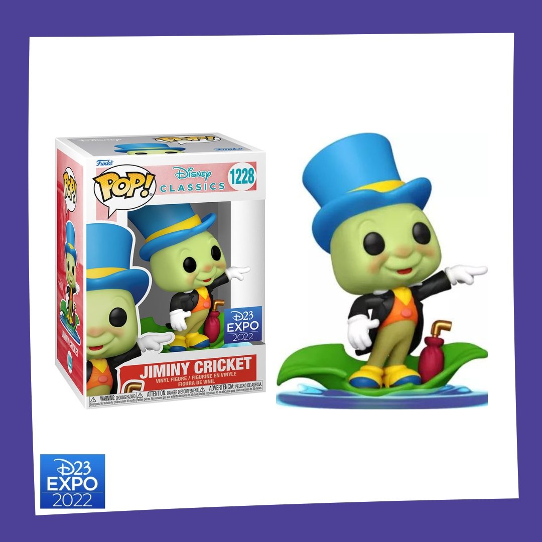 Funko POP! Disney Classics - Jiminy Cricket on Leaf 1228 – Funky Merch