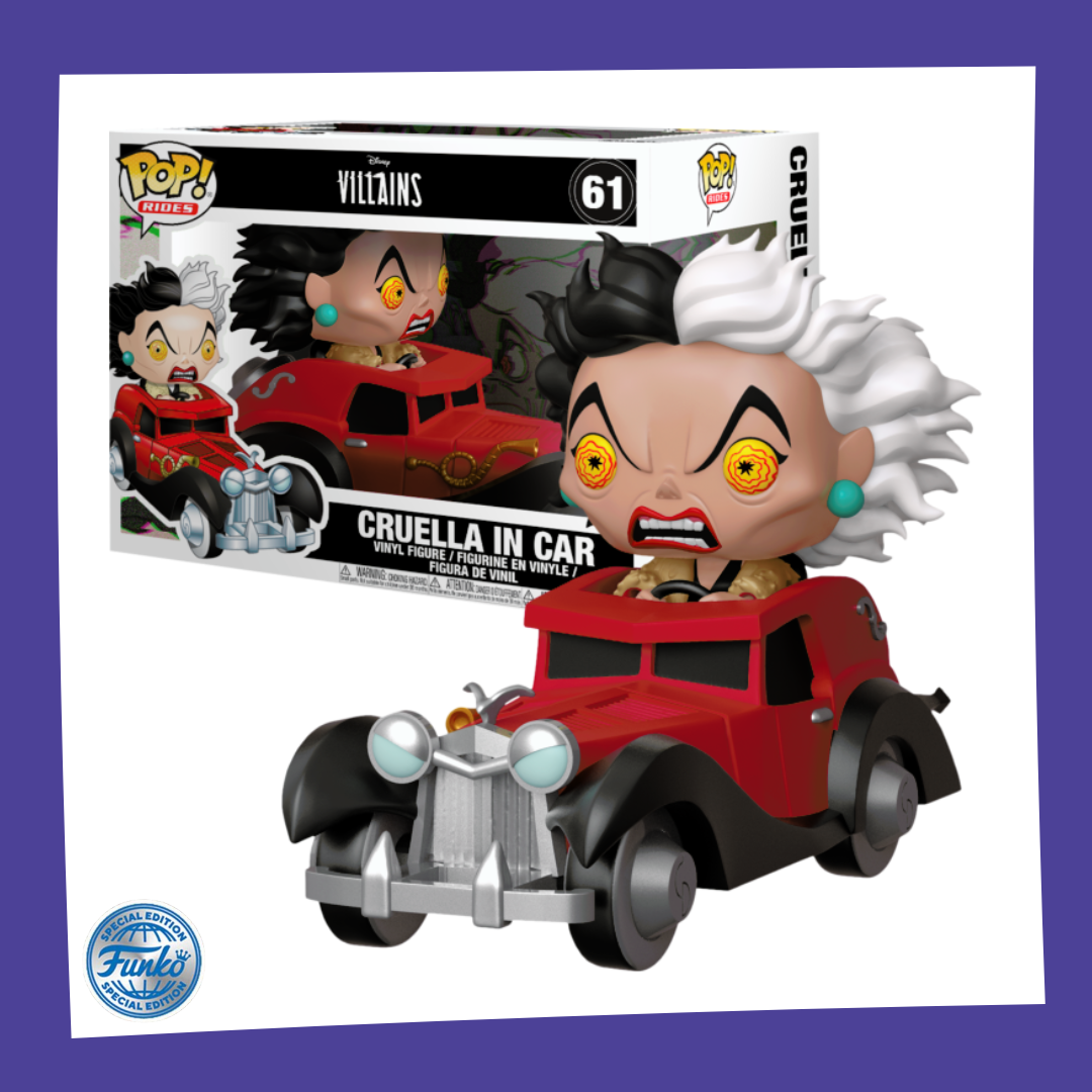 Funko POP! Disney Villains - Cruella in Car 61 – Funky Merch
